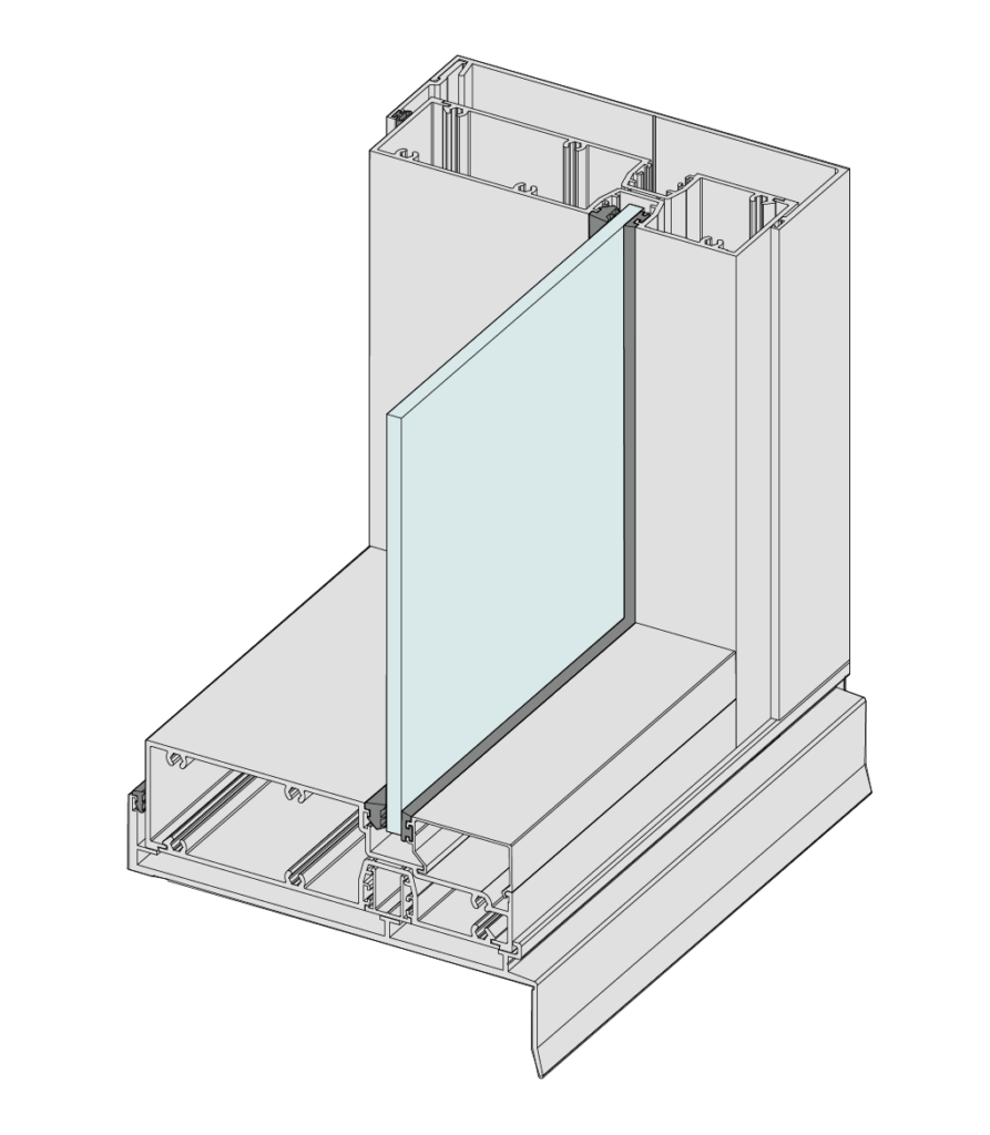 Commercial Stacking Sliding Door (150mm) | Elevate