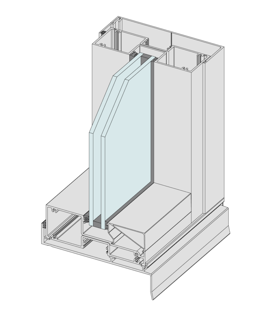 Commercial Stacking Sliding Door (150mm) | Elevate